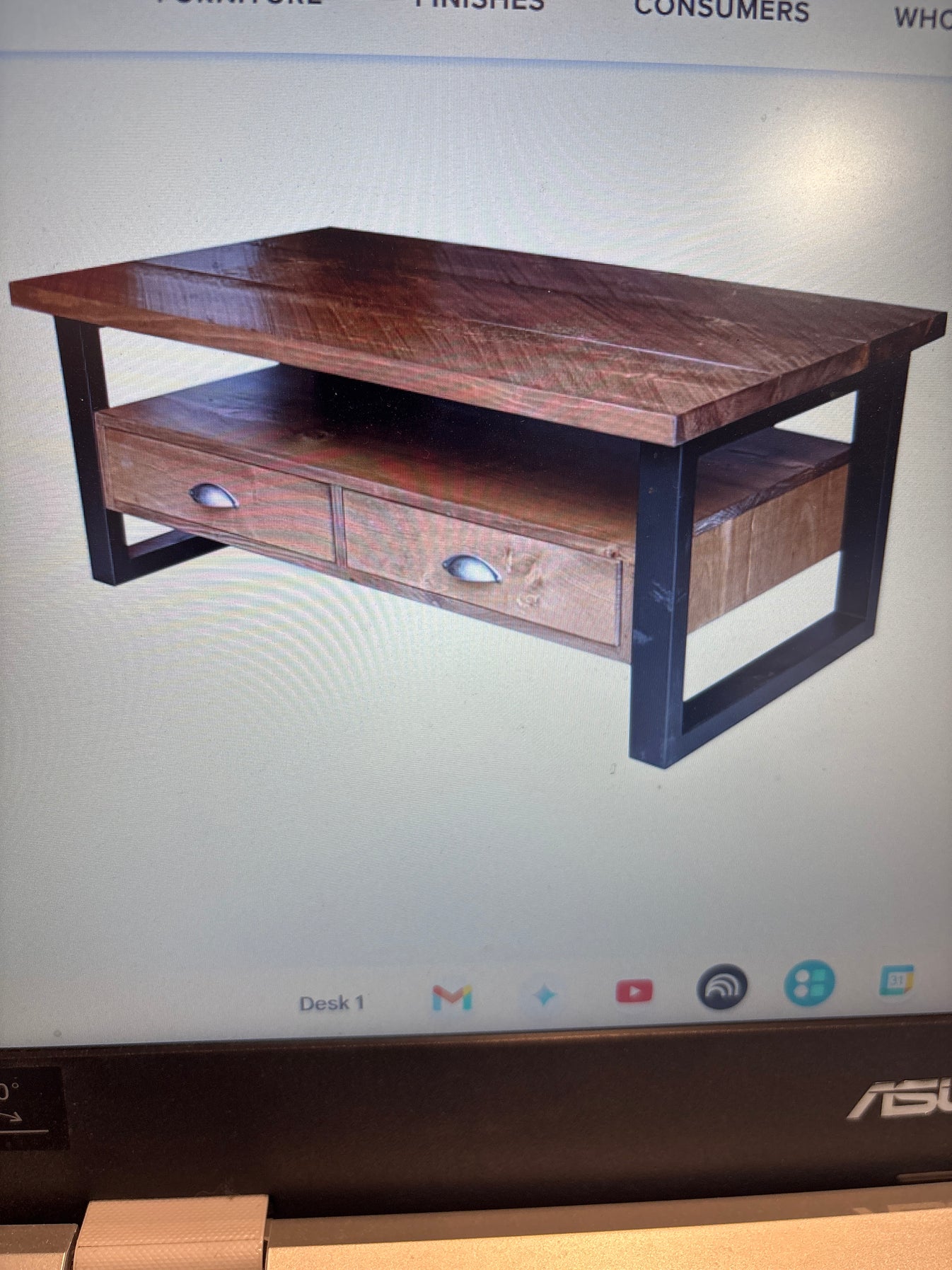 Farmhouse Coffee Table – Wicker Emporium