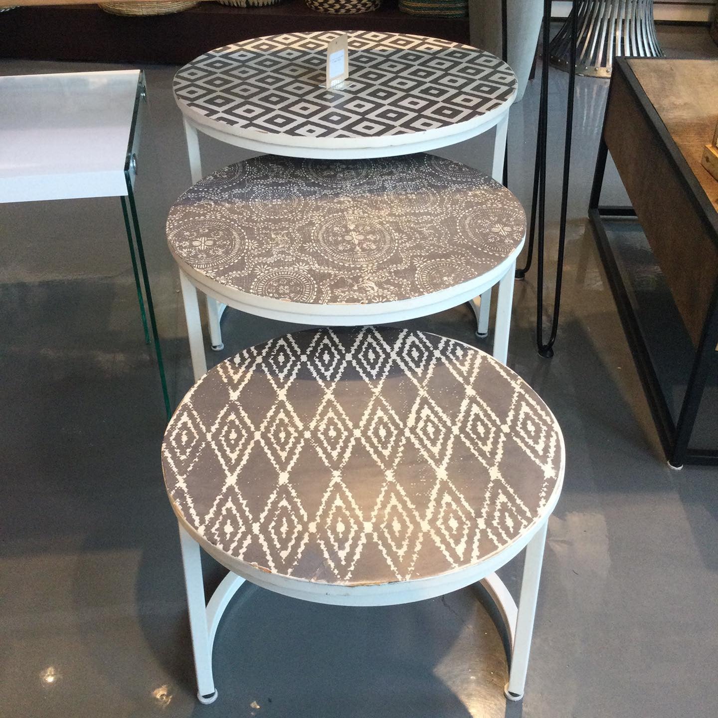 Danny set of three nesting tables – Wicker Emporium