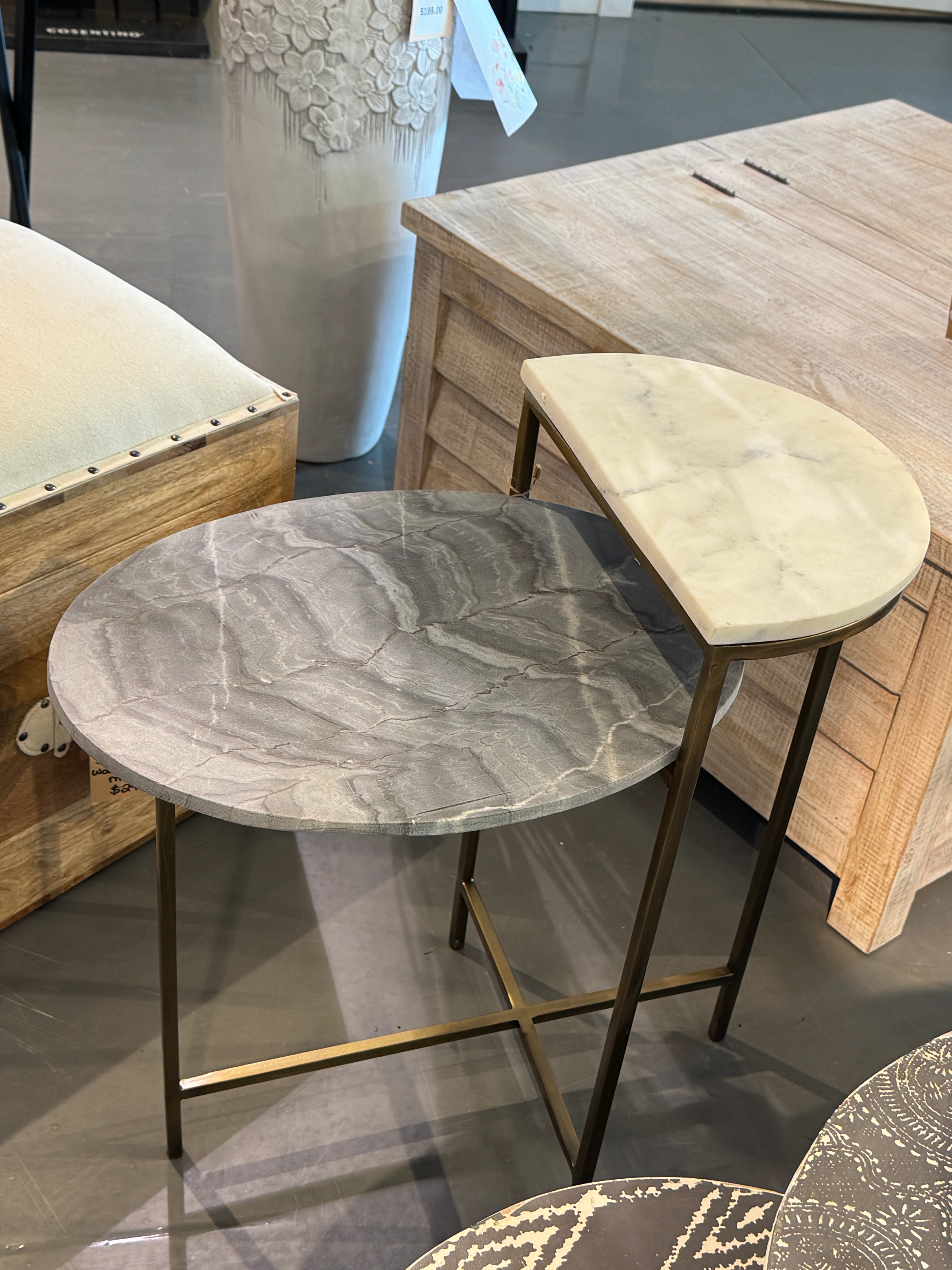 OURAL MARBLE TABLE – Wicker Emporium