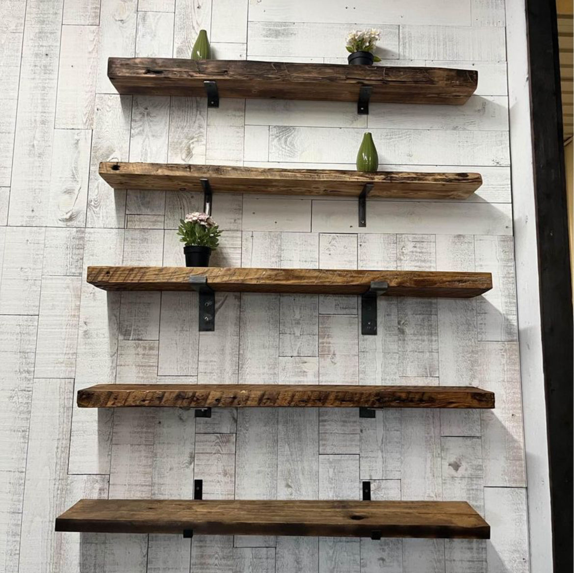 Reclaimed Barn Wood Shelves – Wicker Emporium