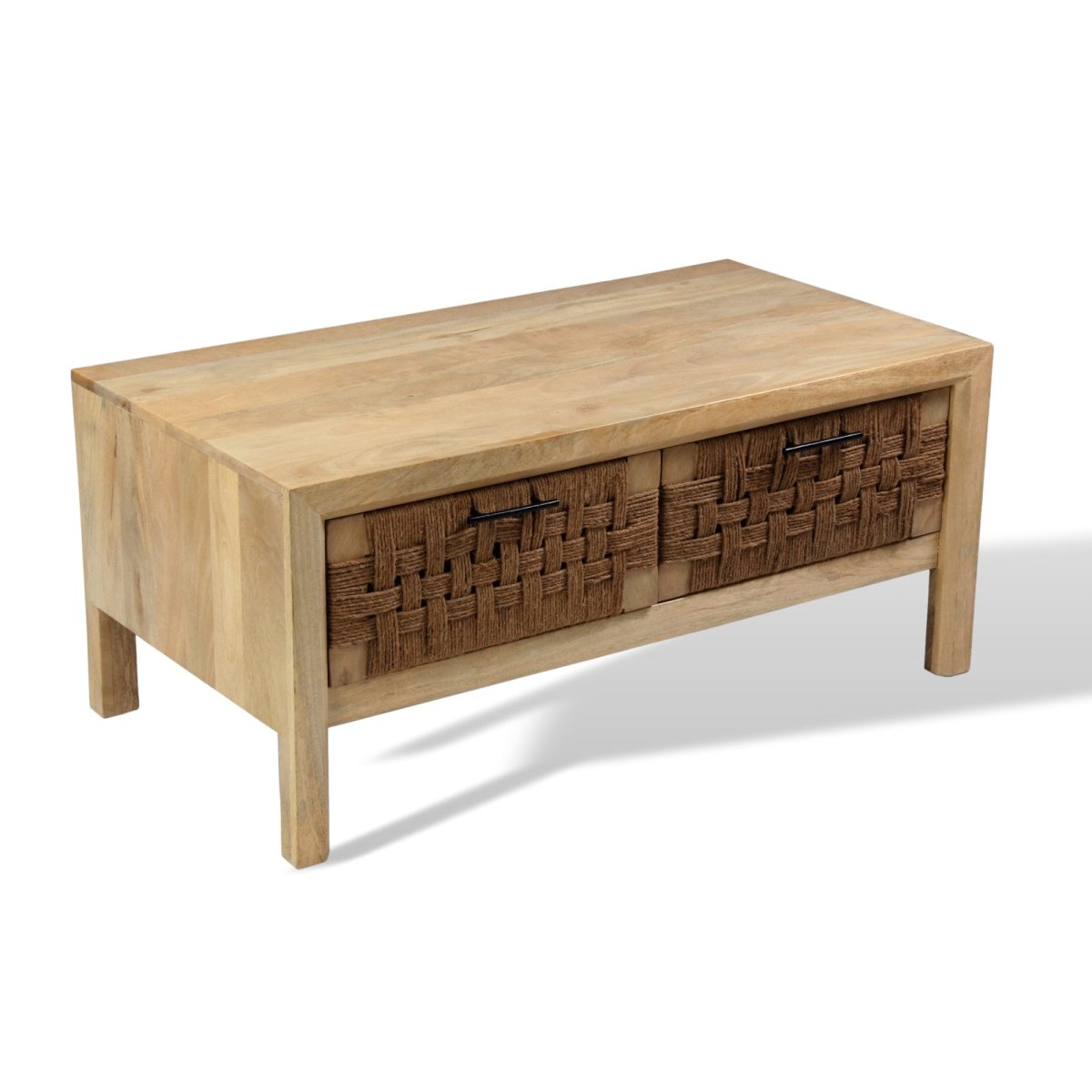 Natural Mango Wood Coffee Table – Wicker Emporium